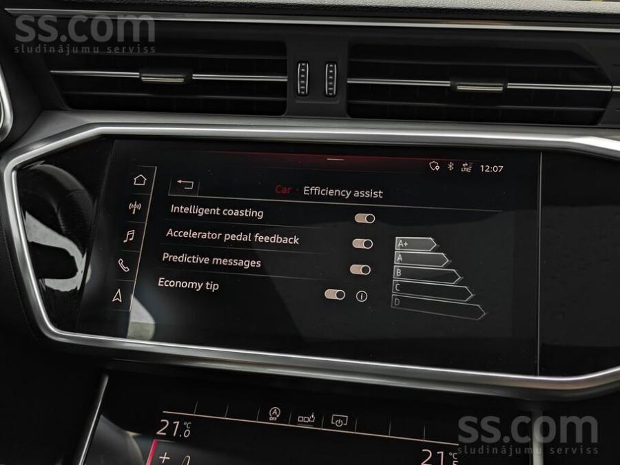 Grey Audi S6 2020 in Tukums, with an engine capacity of 3.00 L and mileage of 181 thousand km for 34500 €, photo 19 on AUTOMOTO.COM.LV