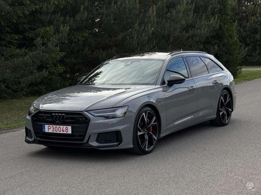 Pelēks Audi S6 2021 Viļņa, ar dzinēja tilpumu 3.00 L un nobraukumu 220 tūkst. km par 35950 €, foto 1 vietnē AUTOMOTO.COM.LV