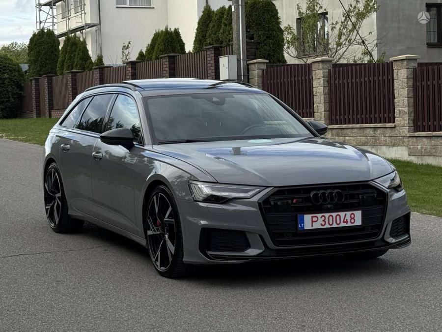 Pelēks Audi S6 2021 Viļņa, ar dzinēja tilpumu 3.00 L un nobraukumu 220 tūkst. km par 35950 €, foto 5 vietnē AUTOMOTO.COM.LV