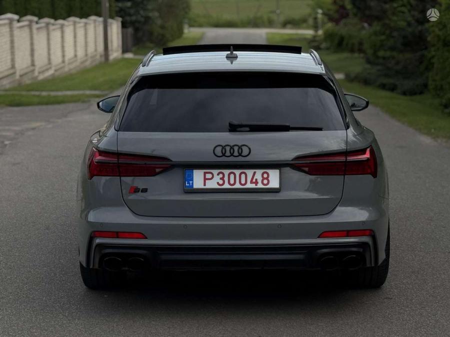 Pelēks Audi S6 2021 Viļņa, ar dzinēja tilpumu 3.00 L un nobraukumu 220 tūkst. km par 35950 €, foto 7 vietnē AUTOMOTO.COM.LV