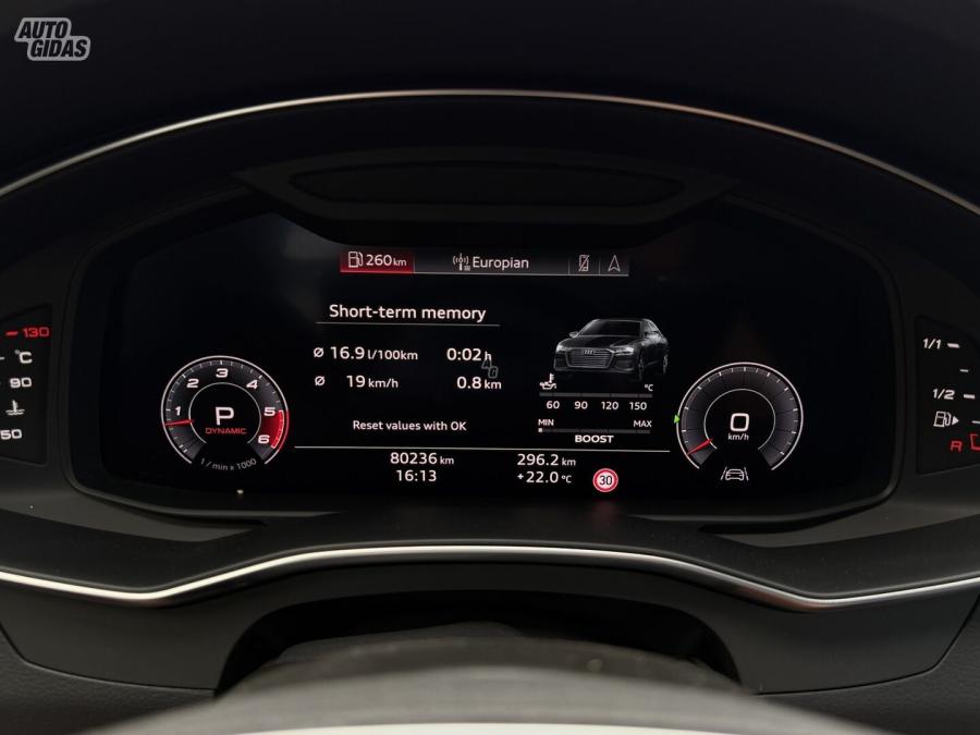 Audi S6 2020 Viļņa, ar dzinēja tilpumu 3.00 L un nobraukumu 80 tūkst. km par 50000 €, foto 30 vietnē AUTOMOTO.COM.LV
