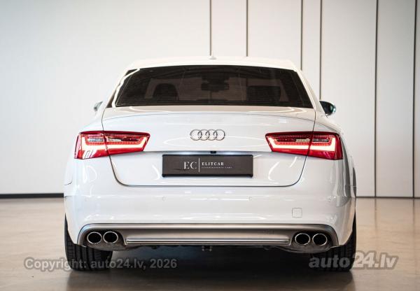 White Audi S6 2013 in Tallinn, with an engine capacity of 4.00 L and mileage of 118 thousand km for 29000 €, photo 4 on AUTOMOTO.COM.LV