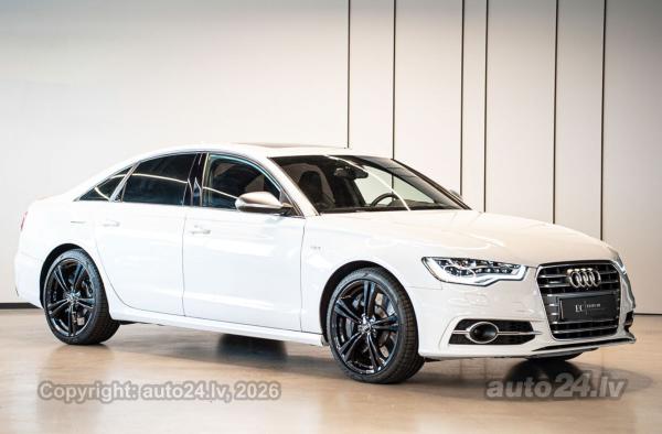 White Audi S6 2013 in Tallinn, with an engine capacity of 4.00 L and mileage of 118 thousand km for 29000 €, photo 6 on AUTOMOTO.COM.LV