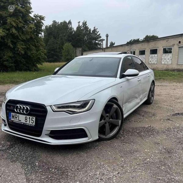 White Audi S6 2014 in Prienai, with an engine capacity of 3.99 L and mileage of 200 thousand km for 13999 €, photo 2 on AUTOMOTO.COM.LV