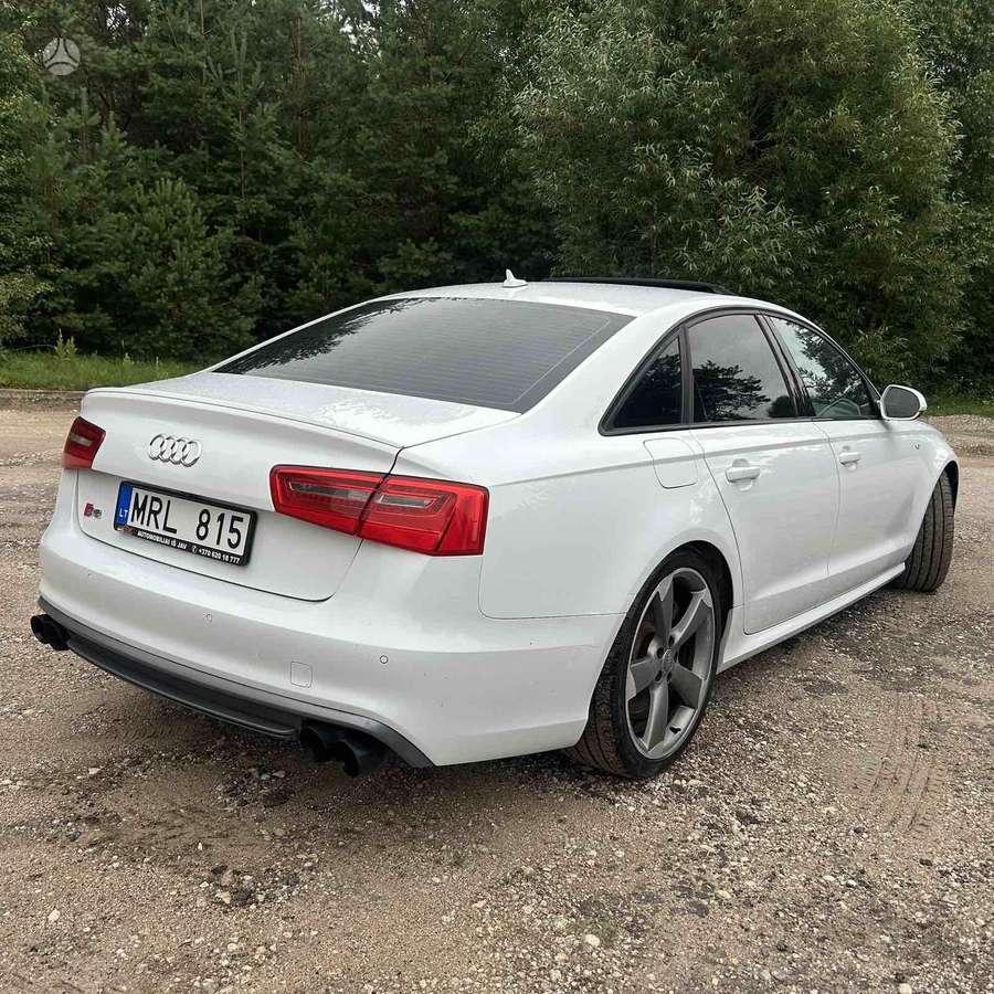 Balts Audi S6 2014 Prienai, ar dzinēja tilpumu 3.99 L un nobraukumu 200 tūkst. km par 13999 €, foto 5 vietnē AUTOMOTO.COM.LV