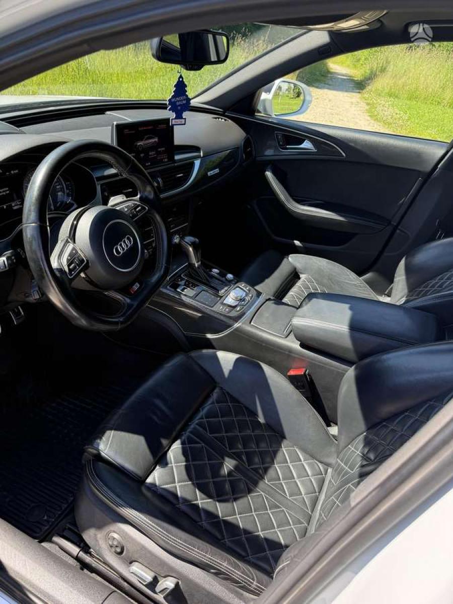 Balts Audi S6 2017 Mažeikiai, ar dzinēja tilpumu 3.99 L un nobraukumu 159 tūkst. km par 25000 €, foto 8 vietnē AUTOMOTO.COM.LV