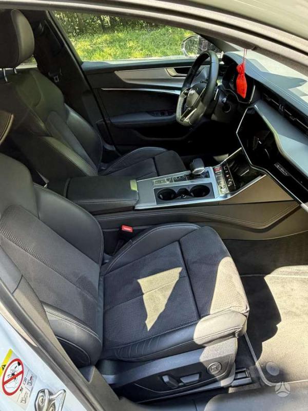 White Audi S6 2019 in Vilnius, with an engine capacity of 2.97 L and mileage of 200 thousand km for 32200 €, photo 10 on AUTOMOTO.COM.LV