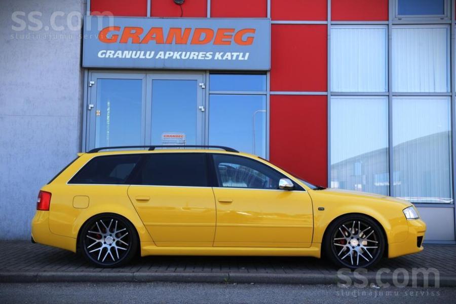 Желтый Ауди С6 2000 в Рига, объемом двигателя 4.20 л и пробегом 267 тыс. км за 8995 €, фото 4 на AUTOMOTO.COM.LV