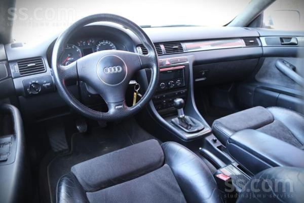 Yellow Audi S6 2000 in Riga, with an engine capacity of 4.20 L and mileage of 267 thousand km for 8995 €, photo 8 on AUTOMOTO.COM.LV