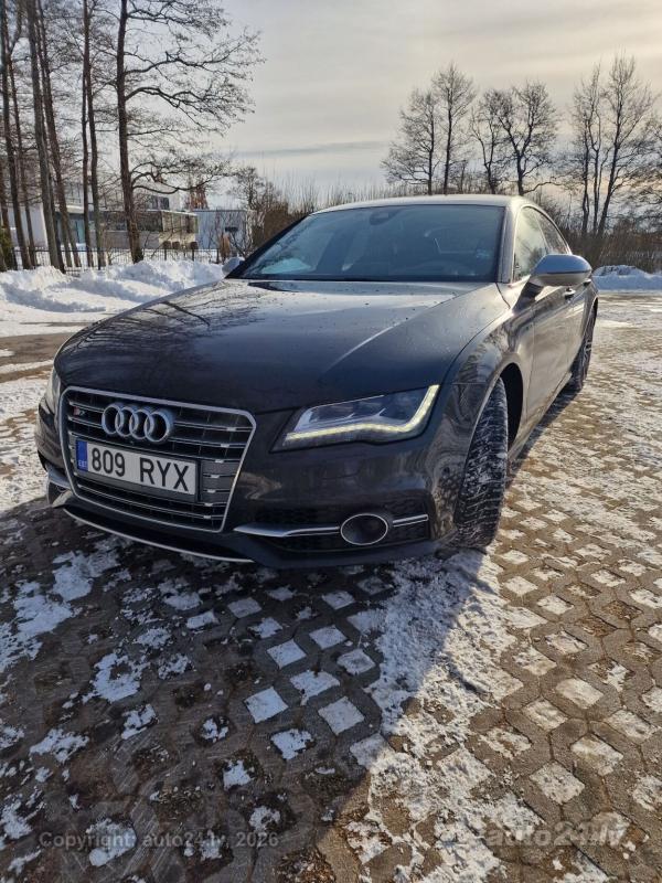 Black Audi S7 2012 in Tallinn, with an engine capacity of 4.00 L and mileage of 232 thousand km for 25700 €, photo 1 on AUTOMOTO.COM.LV