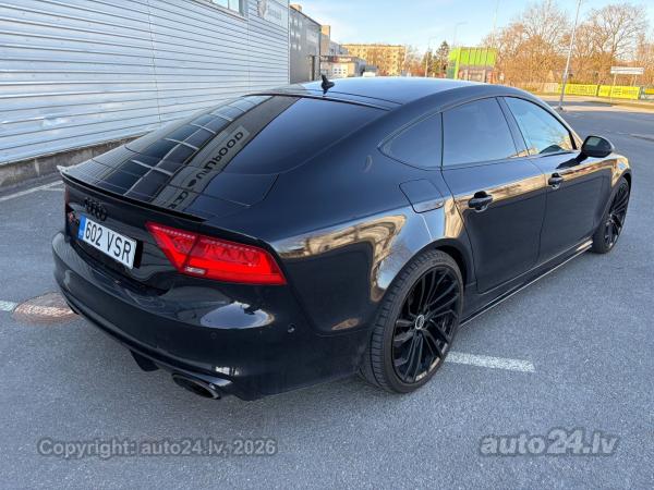 Black Audi S7 2012 in Tallinn, with an engine capacity of 4.00 L and mileage of 253 thousand km for 23900 €, photo 4 on AUTOMOTO.COM.LV