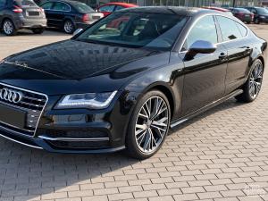 Melns Audi S7 2013 Kauņa, ar dzinēja tilpumu 4.00 L un nobraukumu 186 tūkst. km par 17900 €, foto  vietnē AUTOMOTO.COM.LV