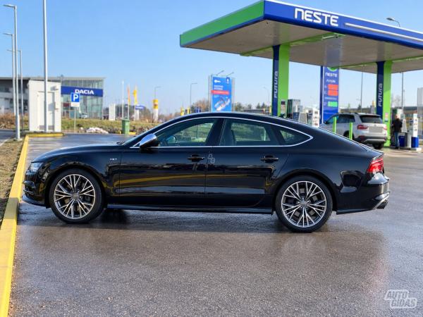 Black Audi S7 2013 in Kaunas, with an engine capacity of 4.00 L and mileage of 186 thousand km for 17900 €, photo 6 on AUTOMOTO.COM.LV