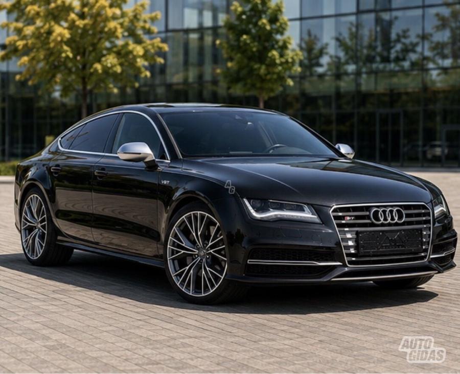Black Audi S7 2013 in Kaunas, with an engine capacity of 4.00 L and mileage of 186 thousand km for 17900 €, photo 7 on AUTOMOTO.COM.LV