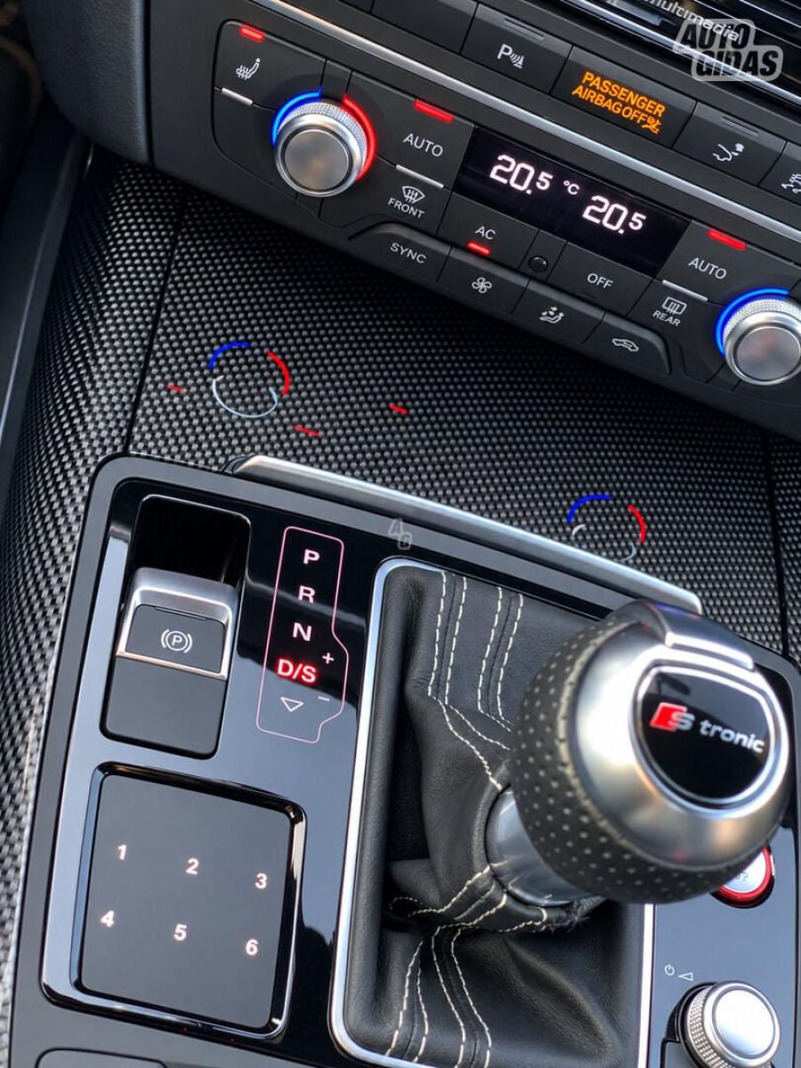 Black Audi S7 2013 in Kaunas, with an engine capacity of 4.00 L and mileage of 186 thousand km for 17900 €, photo 12 on AUTOMOTO.COM.LV