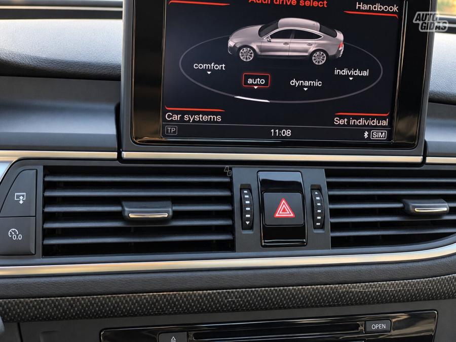 Black Audi S7 2013 in Kaunas, with an engine capacity of 4.00 L and mileage of 186 thousand km for 17900 €, photo 13 on AUTOMOTO.COM.LV