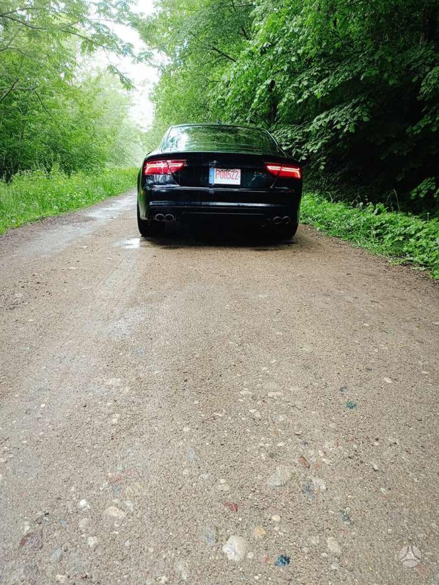 Black Audi S7 2016 in Kaunas, with an engine capacity of 0.00 L and mileage of 52 thousand km for 26900 €, photo 5 on AUTOMOTO.COM.LV