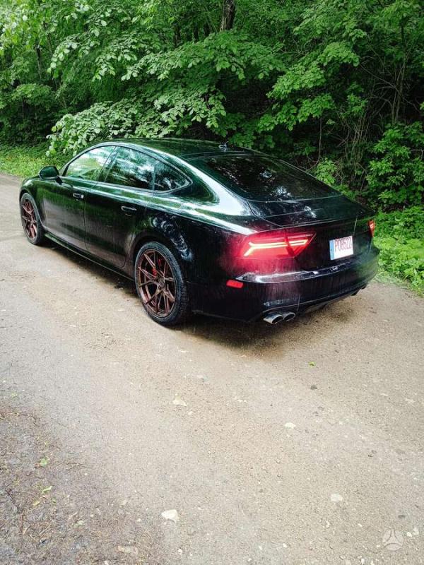 Black Audi S7 2016 in Kaunas, with an engine capacity of 0.00 L and mileage of 52 thousand km for 26900 €, photo 6 on AUTOMOTO.COM.LV