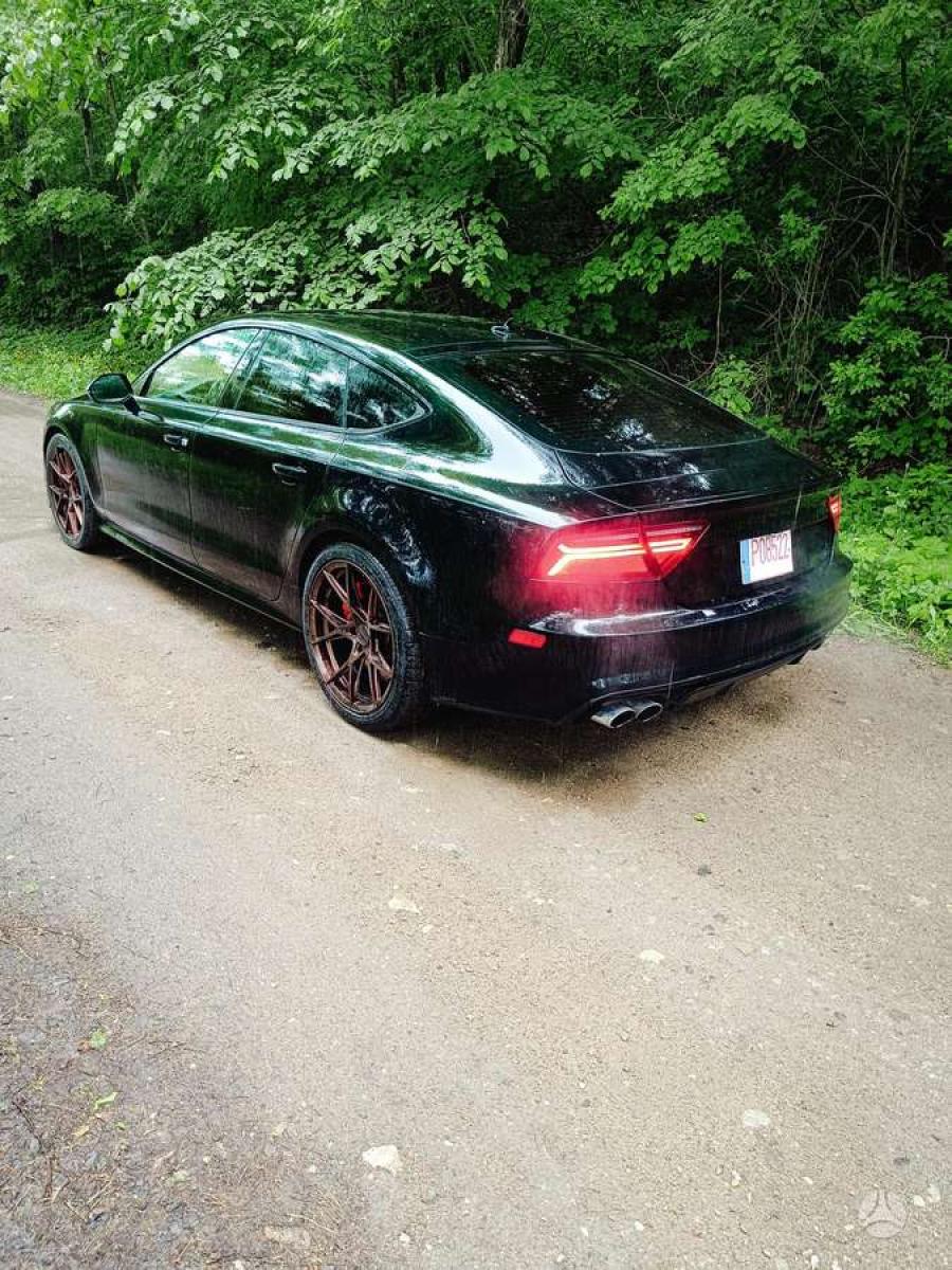 Black Audi S7 2016 in Kaunas, with an engine capacity of 0.00 L and mileage of 52 thousand km for 26900 €, photo 7 on AUTOMOTO.COM.LV