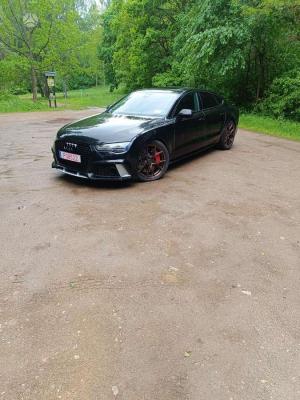 Black Audi S7 2016 in Kaunas, with an engine capacity of 0.00 L and mileage of 52 thousand km for 26900 €, photo 10 on AUTOMOTO.COM.LV