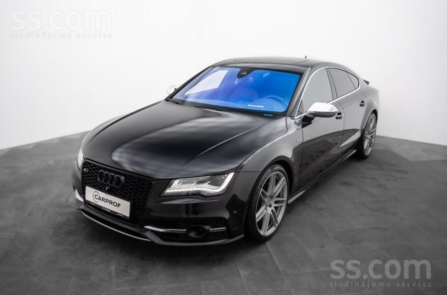 Black Audi S7 2012 in Tallinn, with an engine capacity of 4.00 L and mileage of 199 thousand km for 24999 €, photo 1 on AUTOMOTO.COM.LV
