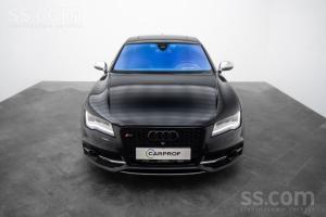 Black Audi S7 2012 in Tallinn, with an engine capacity of 4.00 L and mileage of 199 thousand km for 24999 €, photo 2 on AUTOMOTO.COM.LV