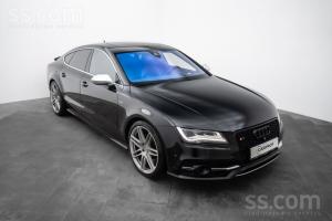 Black Audi S7 2012 in Tallinn, with an engine capacity of 4.00 L and mileage of 199 thousand km for 24999 €, photo 3 on AUTOMOTO.COM.LV