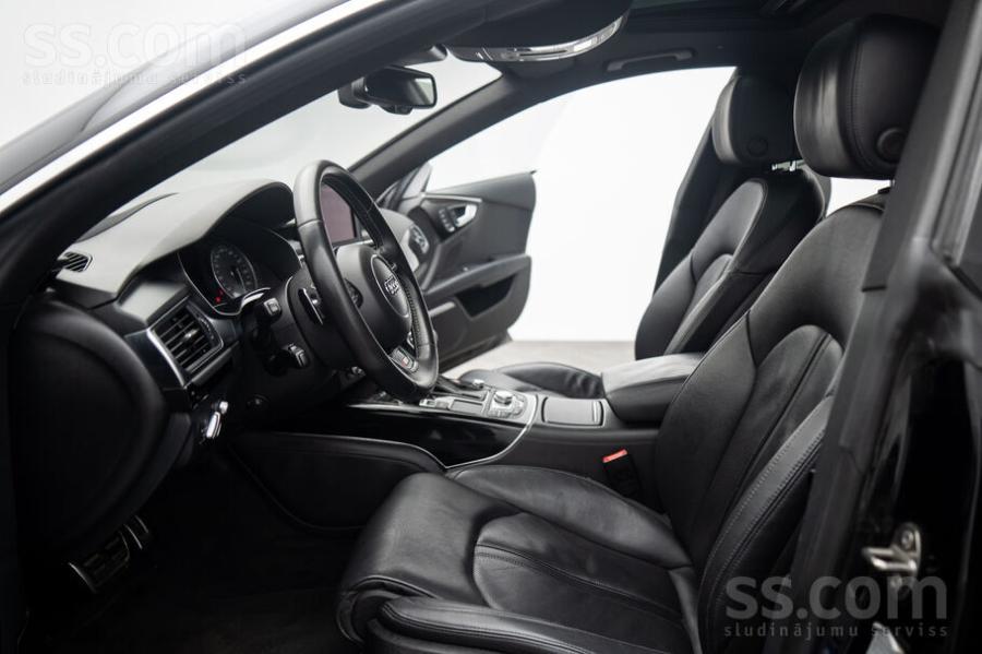 Black Audi S7 2012 in Tallinn, with an engine capacity of 4.00 L and mileage of 199 thousand km for 24999 €, photo 7 on AUTOMOTO.COM.LV