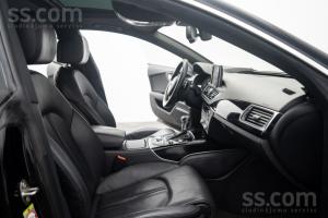 Black Audi S7 2012 in Tallinn, with an engine capacity of 4.00 L and mileage of 199 thousand km for 24999 €, photo 10 on AUTOMOTO.COM.LV