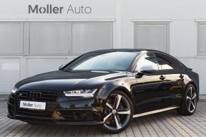 Melns Audi S7 2016 Ventspils, ar dzinēja tilpumu 4.00 L un nobraukumu 222 tūkst. km par 25900 €, foto  vietnē AUTOMOTO.COM.LV