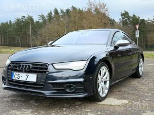 Zils Audi S7 2016 Rīga, ar dzinēja tilpumu 4.00 L un nobraukumu 183 tūkst. km par 28300 €, foto  vietnē AUTOMOTO.COM.LV