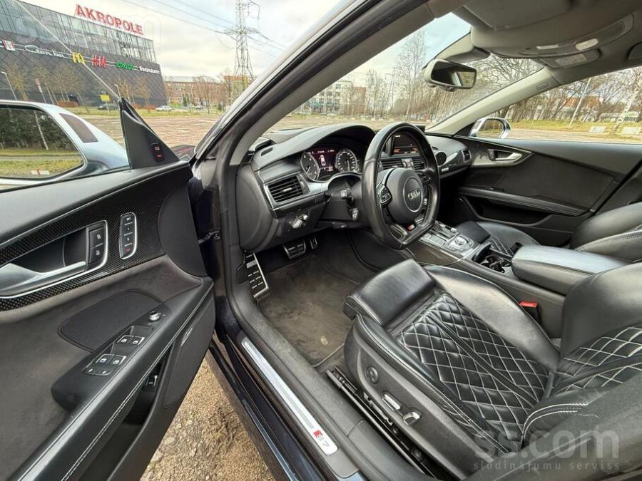 Zils Audi S7 2016 Rīga, ar dzinēja tilpumu 4.00 L un nobraukumu 183 tūkst. km par 28300 €, foto 7 vietnē AUTOMOTO.COM.LV