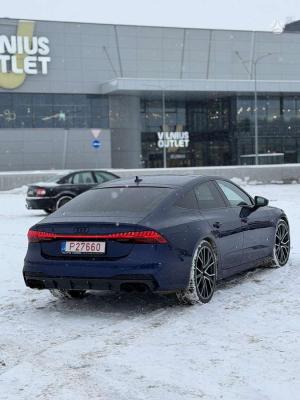 Blue Audi S7 2019 in Vilnius, with an engine capacity of 3.00 L and mileage of 99 thousand km for 52300 €, photo 7 on AUTOMOTO.COM.LV