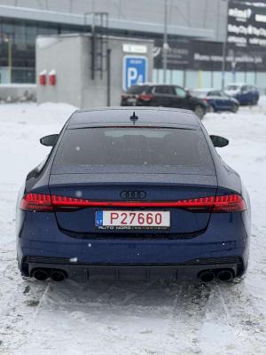 Blue Audi S7 2019 in Vilnius, with an engine capacity of 3.00 L and mileage of 99 thousand km for 52300 €, photo 8 on AUTOMOTO.COM.LV