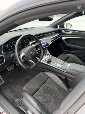 Blue Audi S7 2019 in Vilnius, with an engine capacity of 3.00 L and mileage of 99 thousand km for 52300 €, photo 10 on AUTOMOTO.COM.LV
