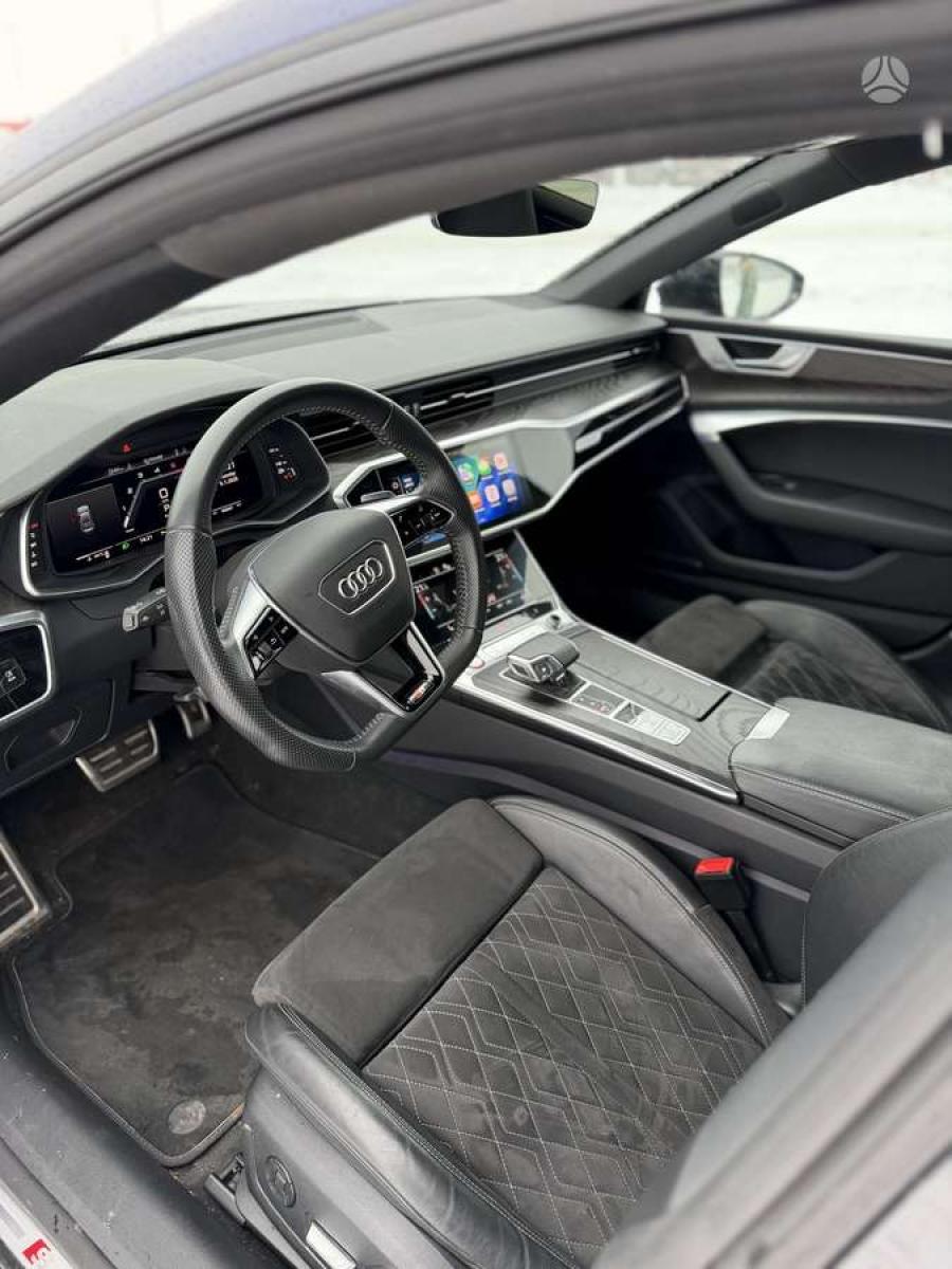 Blue Audi S7 2019 in Vilnius, with an engine capacity of 3.00 L and mileage of 99 thousand km for 52300 €, photo 10 on AUTOMOTO.COM.LV