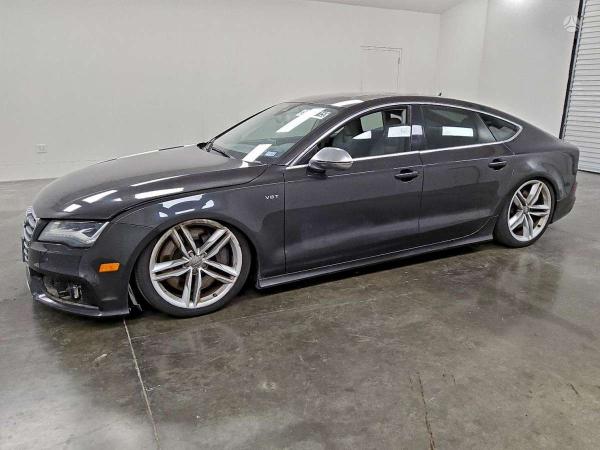 Pelēks Audi S7 2013 Viļņa, ar dzinēja tilpumu 3.99 L un nobraukumu 158 tūkst. km par 11350 €, foto 6 vietnē AUTOMOTO.COM.LV