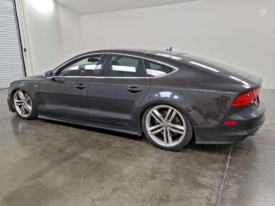 Grey Audi S7 2013 in Vilnius, with an engine capacity of 3.99 L and mileage of 158 thousand km for 11350 €, photo 8 on AUTOMOTO.COM.LV