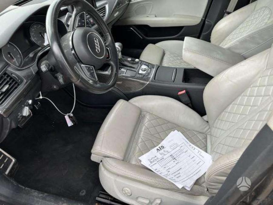 Grey Audi S7 2013 in Vilnius, with an engine capacity of 3.99 L and mileage of 158 thousand km for 11350 €, photo 19 on AUTOMOTO.COM.LV