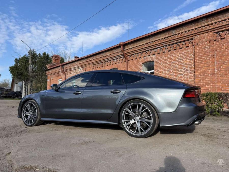Pelēks Audi S7 2014 Kauņa, ar dzinēja tilpumu 3.99 L un nobraukumu 195 tūkst. km par 20800 €, foto 8 vietnē AUTOMOTO.COM.LV