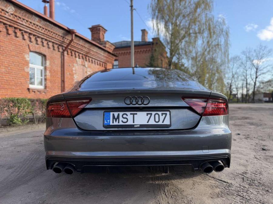 Pelēks Audi S7 2014 Kauņa, ar dzinēja tilpumu 3.99 L un nobraukumu 195 tūkst. km par 20800 €, foto 9 vietnē AUTOMOTO.COM.LV