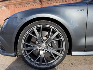 Pelēks Audi S7 2014 Kauņa, ar dzinēja tilpumu 3.99 L un nobraukumu 195 tūkst. km par 20800 €, foto 10 vietnē AUTOMOTO.COM.LV