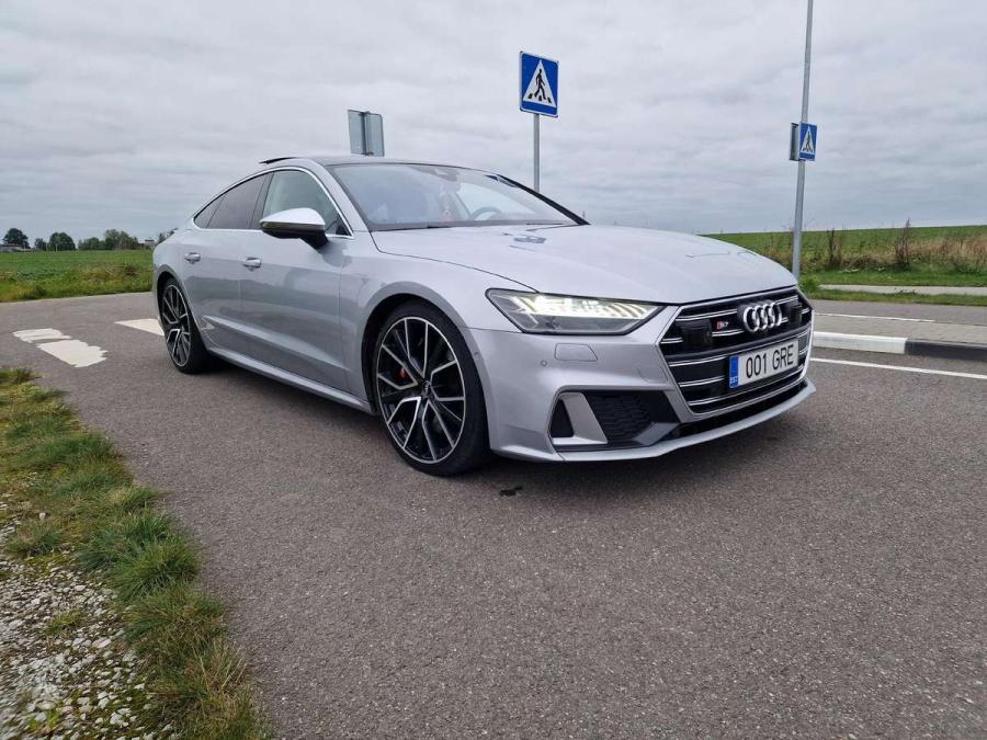 Grey Audi S7 2019 in Tallinn, with an engine capacity of 3.00 L and mileage of 107 thousand km for 52000 €, photo 1 on AUTOMOTO.COM.LV