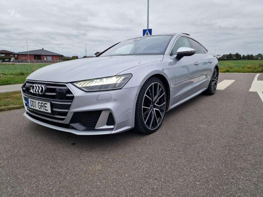 Grey Audi S7 2019 in Tallinn, with an engine capacity of 3.00 L and mileage of 107 thousand km for 52000 €, photo 4 on AUTOMOTO.COM.LV
