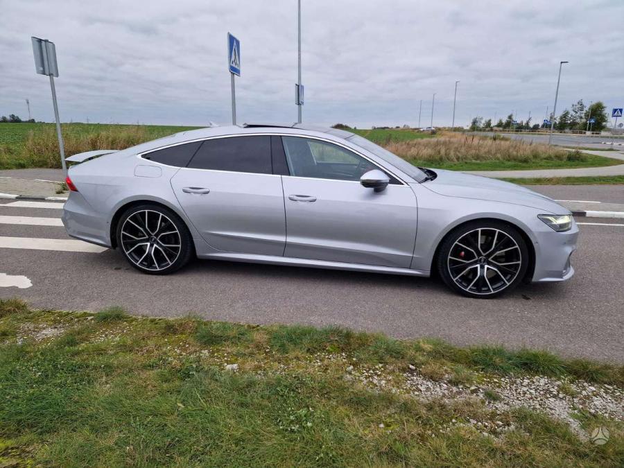 Grey Audi S7 2019 in Tallinn, with an engine capacity of 3.00 L and mileage of 107 thousand km for 52000 €, photo 7 on AUTOMOTO.COM.LV