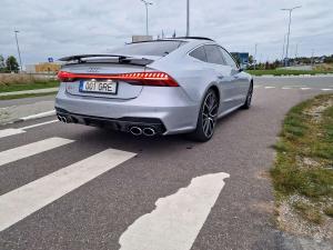 Grey Audi S7 2019 in Tallinn, with an engine capacity of 3.00 L and mileage of 107 thousand km for 52000 €, photo 8 on AUTOMOTO.COM.LV
