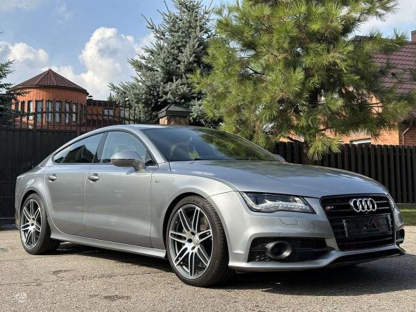 Pelēks Audi S7 2014 Šauļi, ar dzinēja tilpumu 3.99 L un nobraukumu 139 tūkst. km par 19999 €, foto 1 vietnē AUTOMOTO.COM.LV