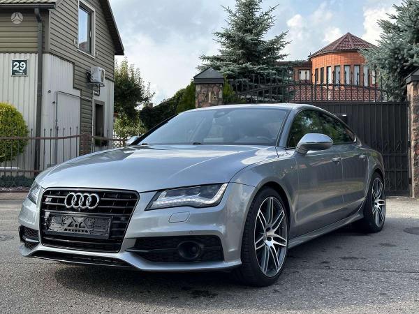 Pelēks Audi S7 2014 Šauļi, ar dzinēja tilpumu 3.99 L un nobraukumu 139 tūkst. km par 19999 €, foto 3 vietnē AUTOMOTO.COM.LV