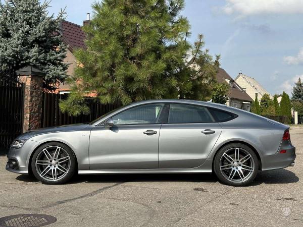 Pelēks Audi S7 2014 Šauļi, ar dzinēja tilpumu 3.99 L un nobraukumu 139 tūkst. km par 19999 €, foto 7 vietnē AUTOMOTO.COM.LV