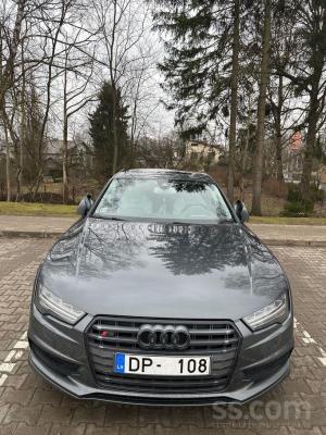 Pelēks Audi S7 2014 Rīga, ar dzinēja tilpumu 4.00 L un nobraukumu 244 tūkst. km par 27999 €, foto  vietnē AUTOMOTO.COM.LV